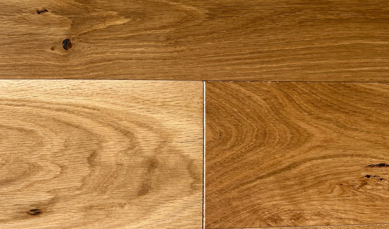 4-1/4" White Oak Natural Millrun Grade Matte Finish – Gaylord Flooring